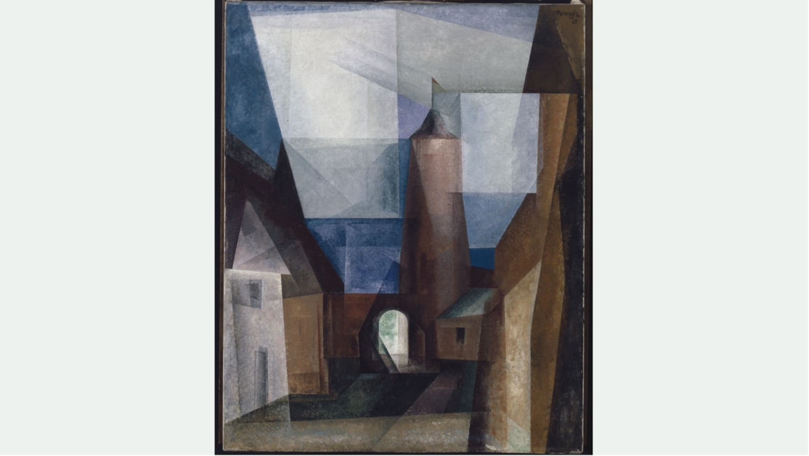 Lyonel Feininger "Der Grützturm" 1928 | Provenienzforschung Hessen
